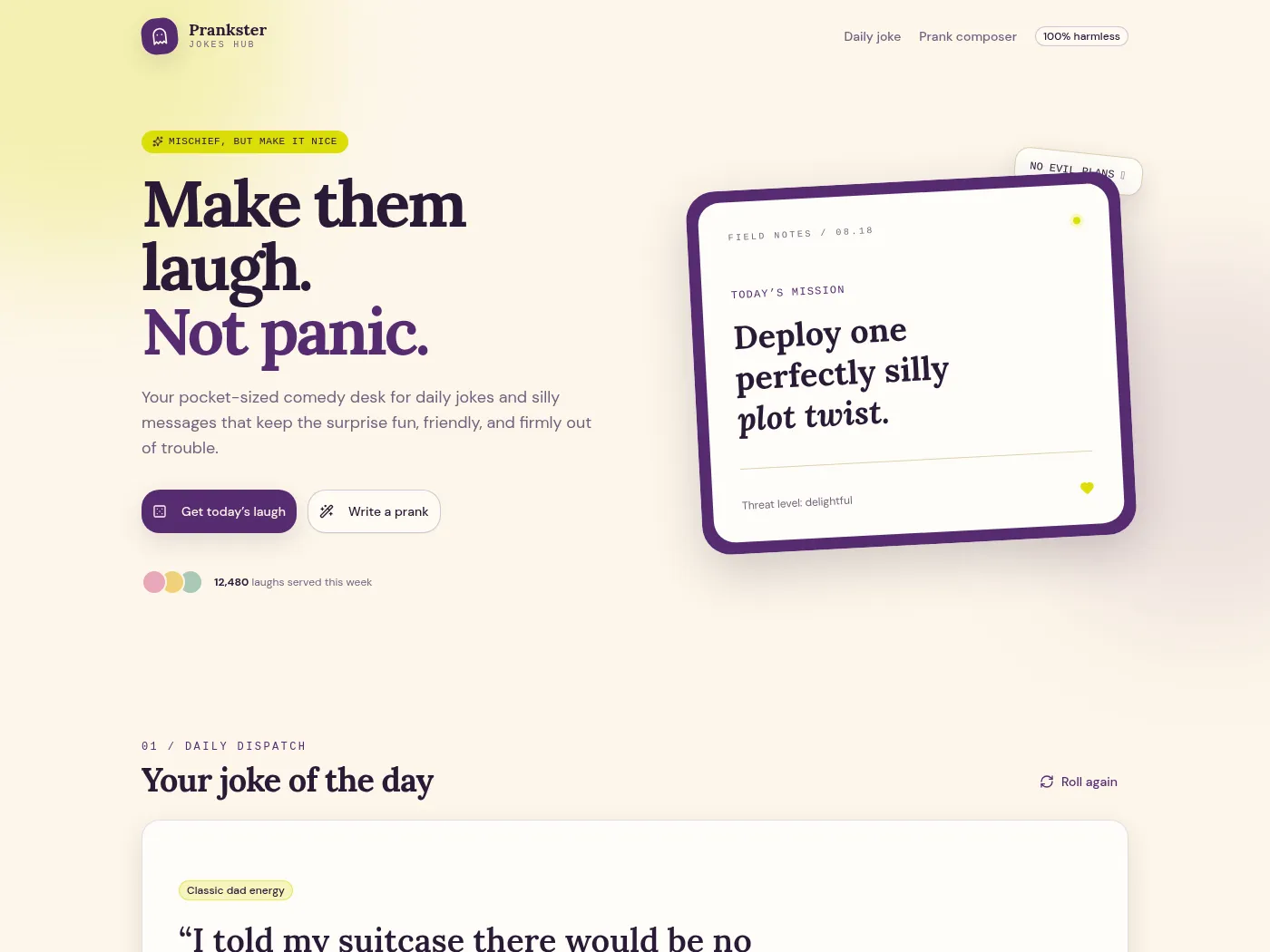 Prankster Jokes Hub