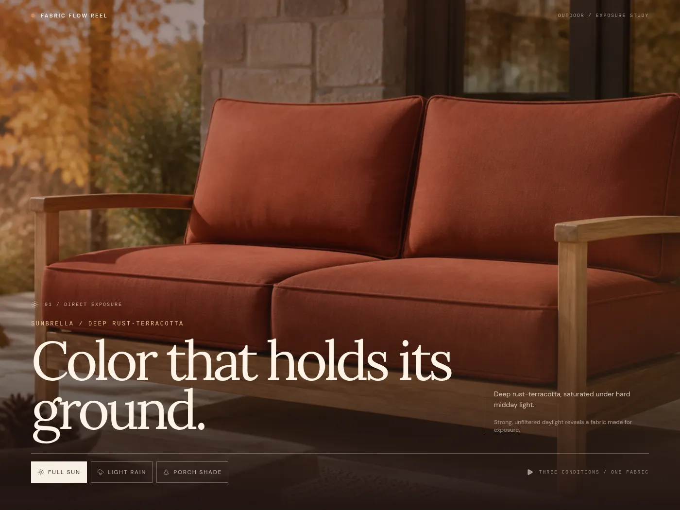 Outdoor Fabric Flow Reel