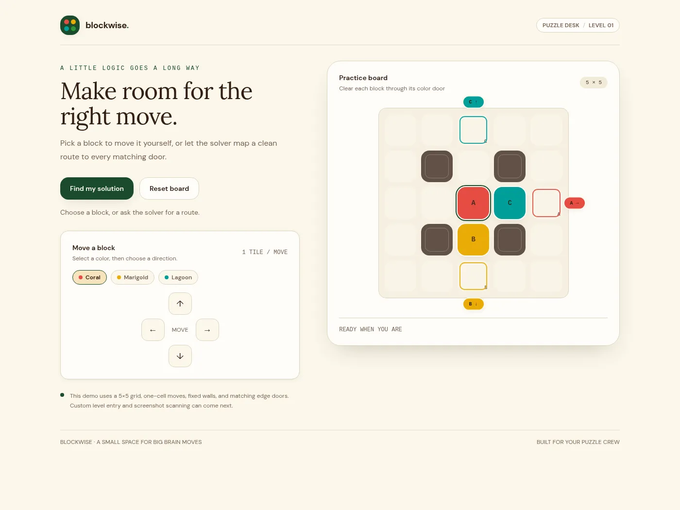 Color Block Jam Solver