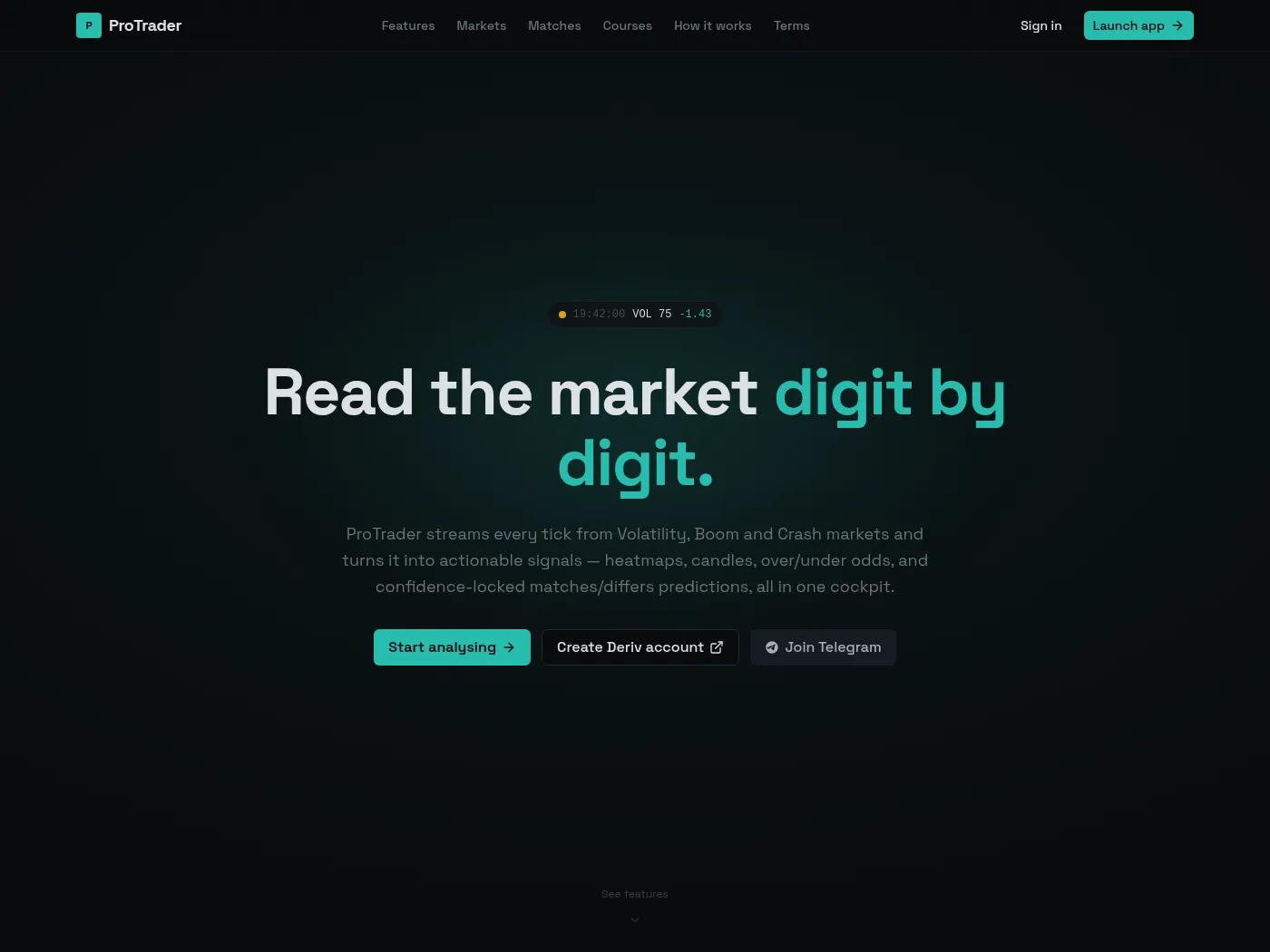 ProTrader Dashboard