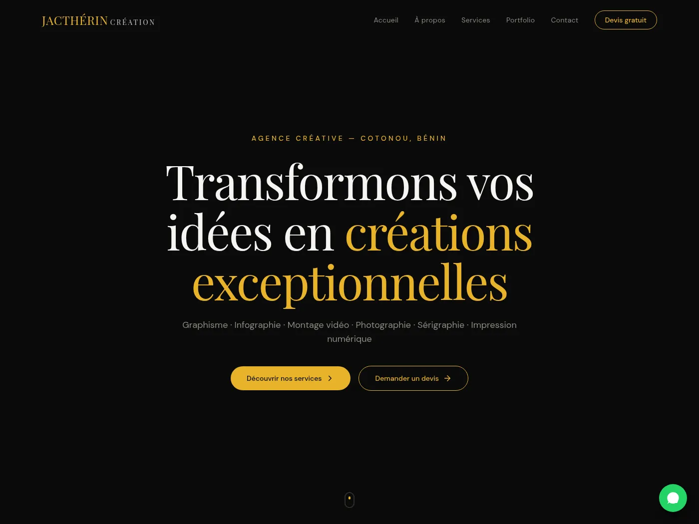 Jacthérin Création Elite Site