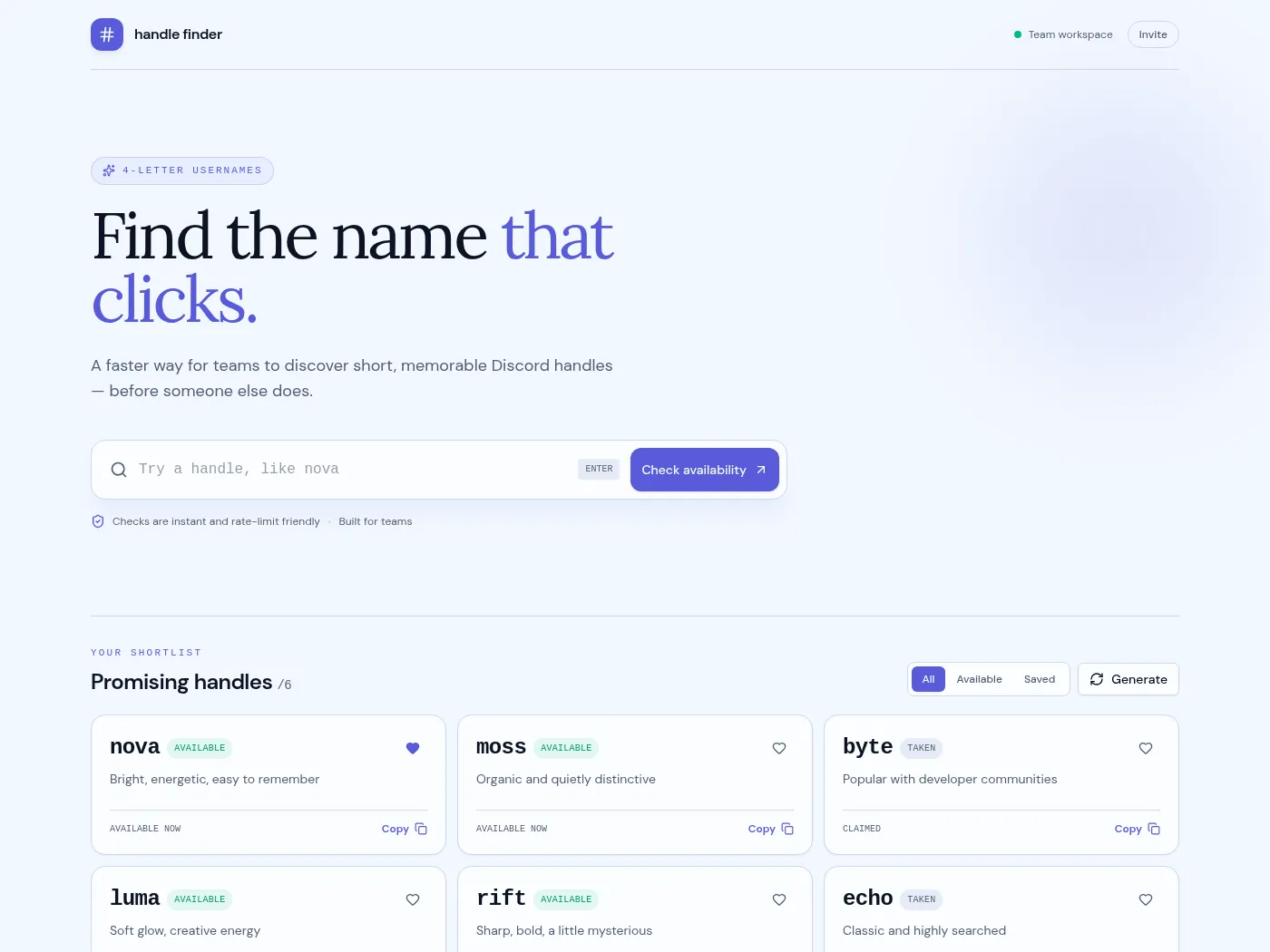 Discord Handle Finder