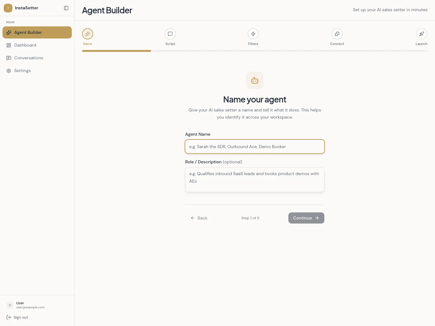 InstaSetter AI