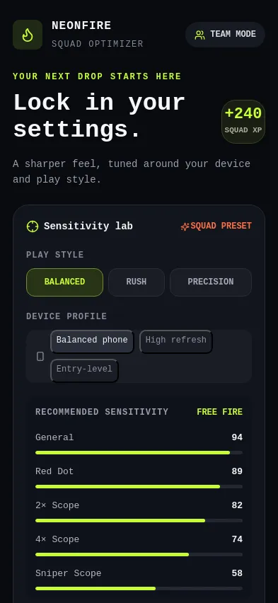 NeonFire Optimizer