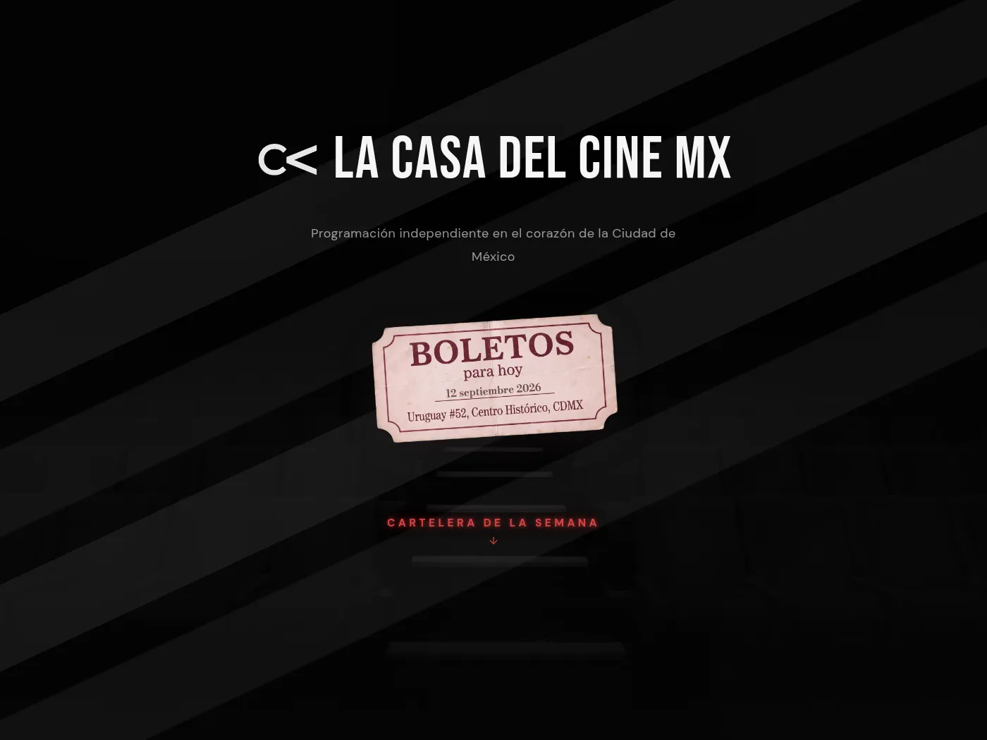La Casa del Cine MX Site (Remix)