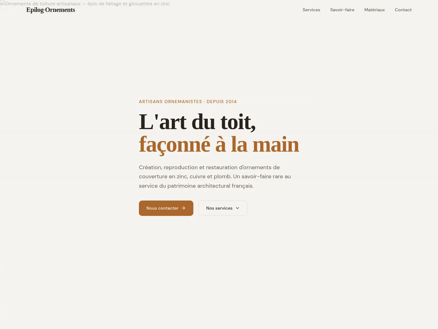 Ornement Pro Showcase