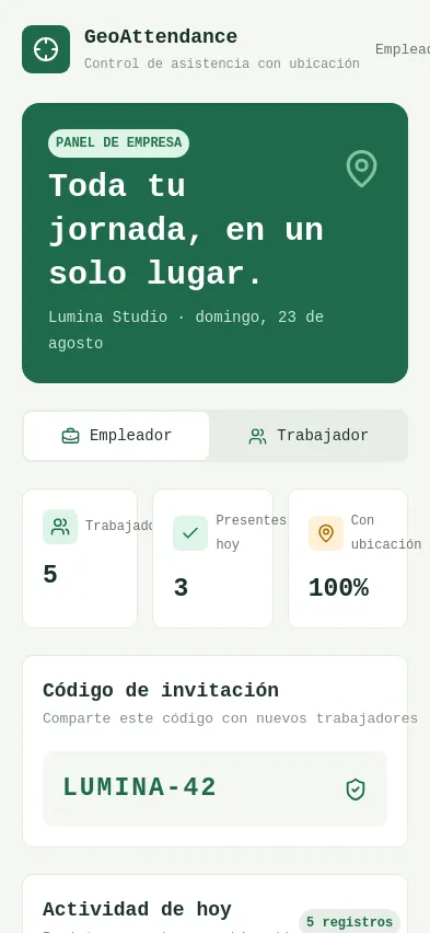 GeoAttendance Pro