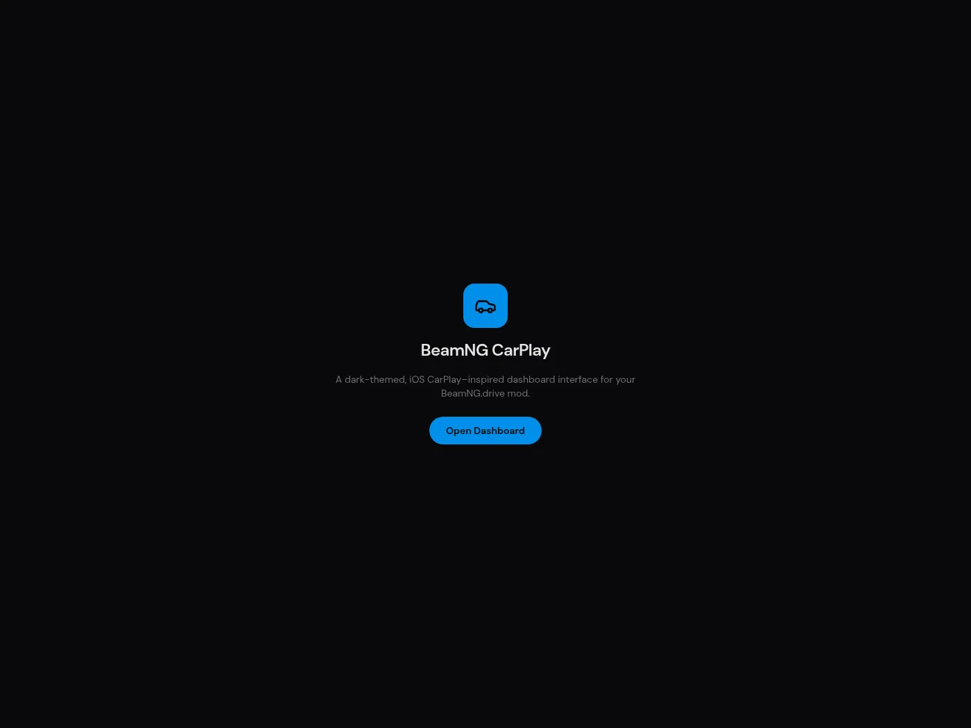 BeamNG CarPlay Mod