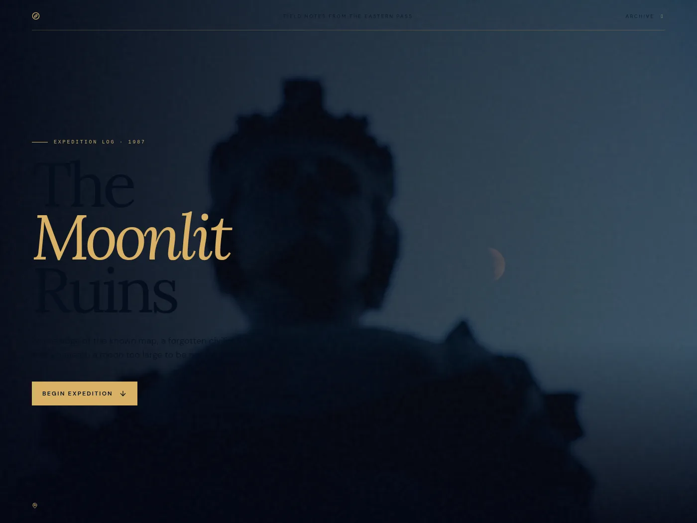 Moonlit Ruins Explorer