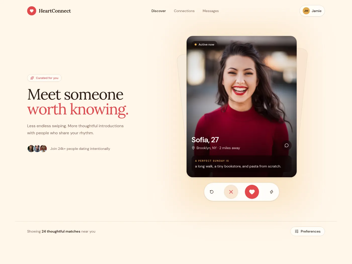 HeartConnect Dating App