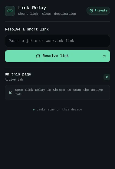 Link Relay Extension