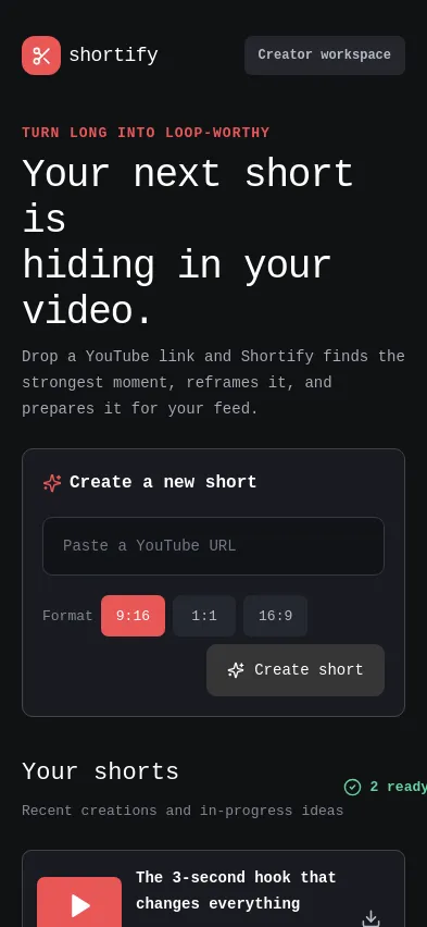 ShortifyTube