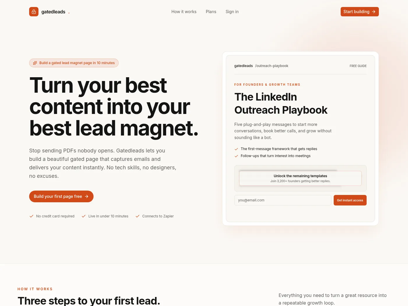 Gatedleads Page Builder