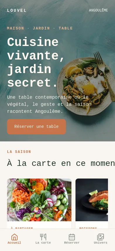 Louvel Mobile Experience