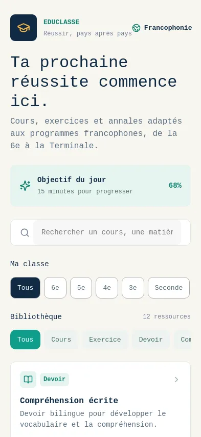 EduClasse Mobile