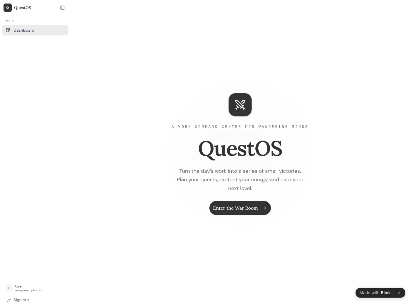 QuestOS: Life RPG Planner