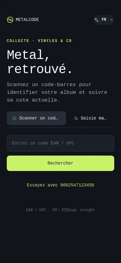 Metal Barcode Scanner