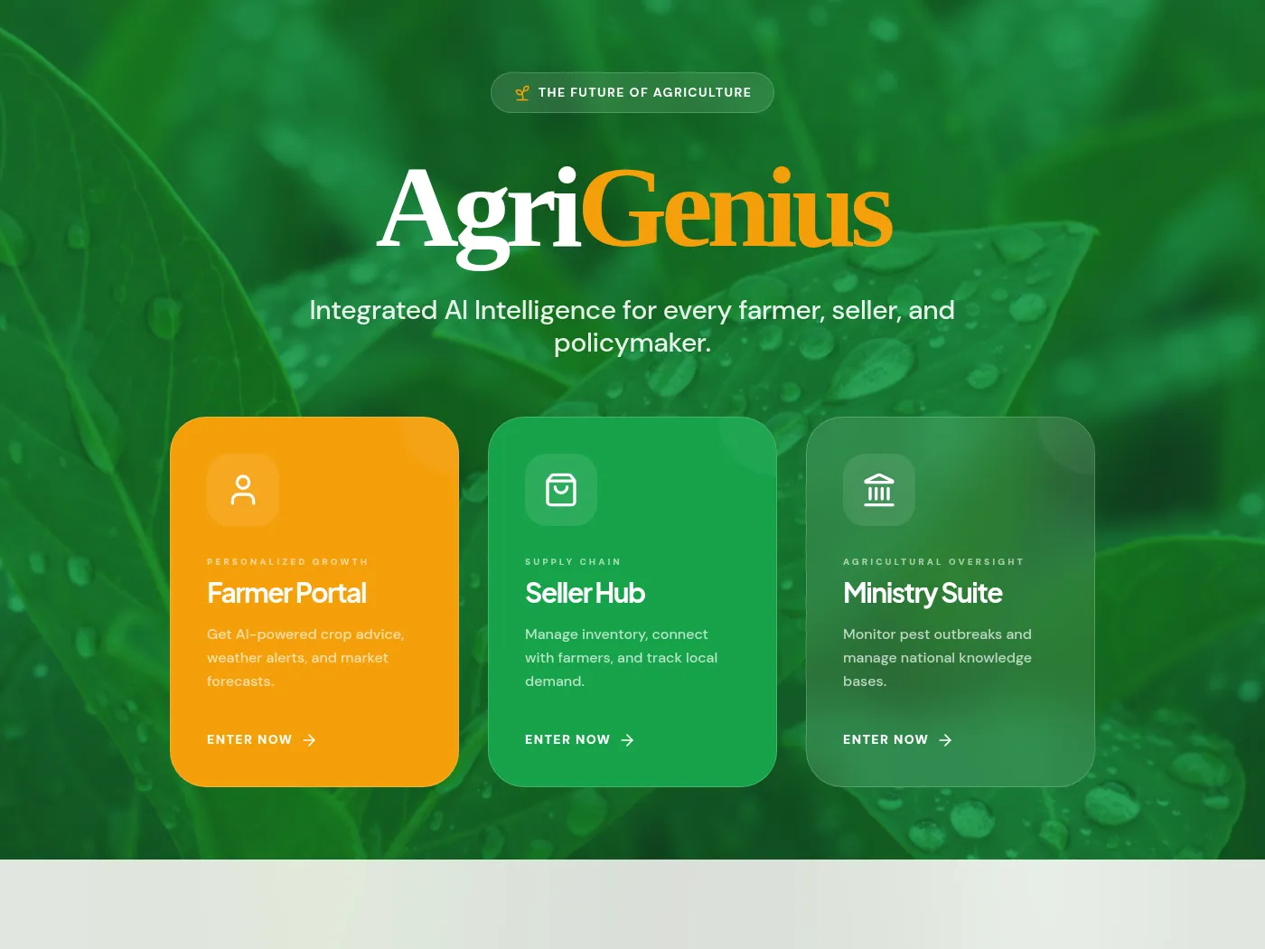 AgriGenius Platform