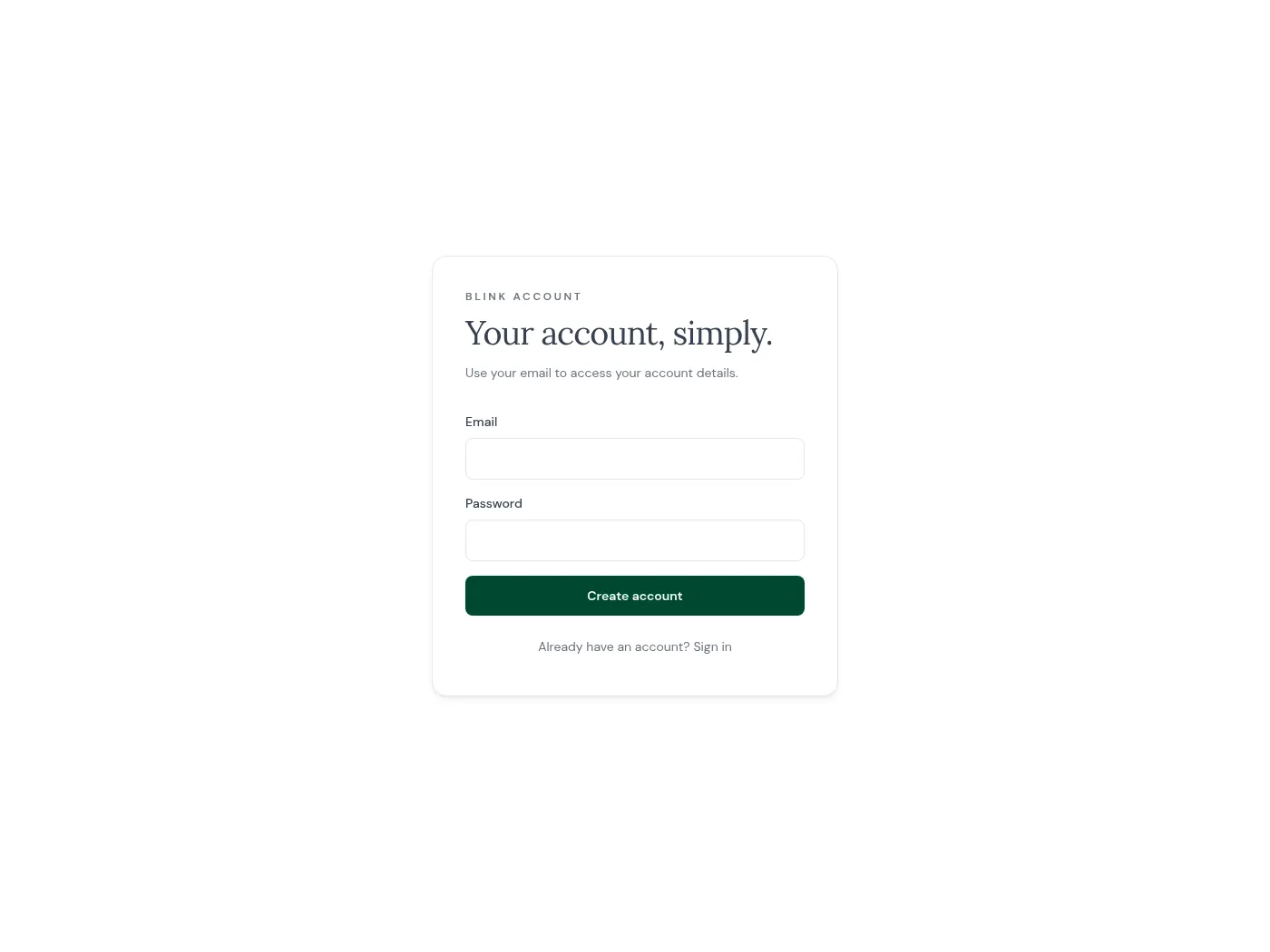 Blink Account Manager