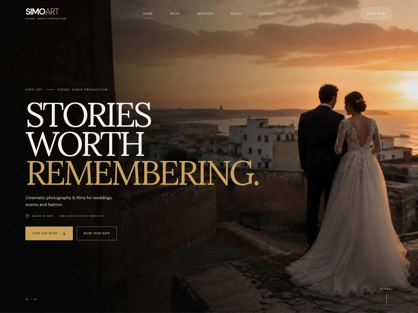SIMO ART Cinematic Site