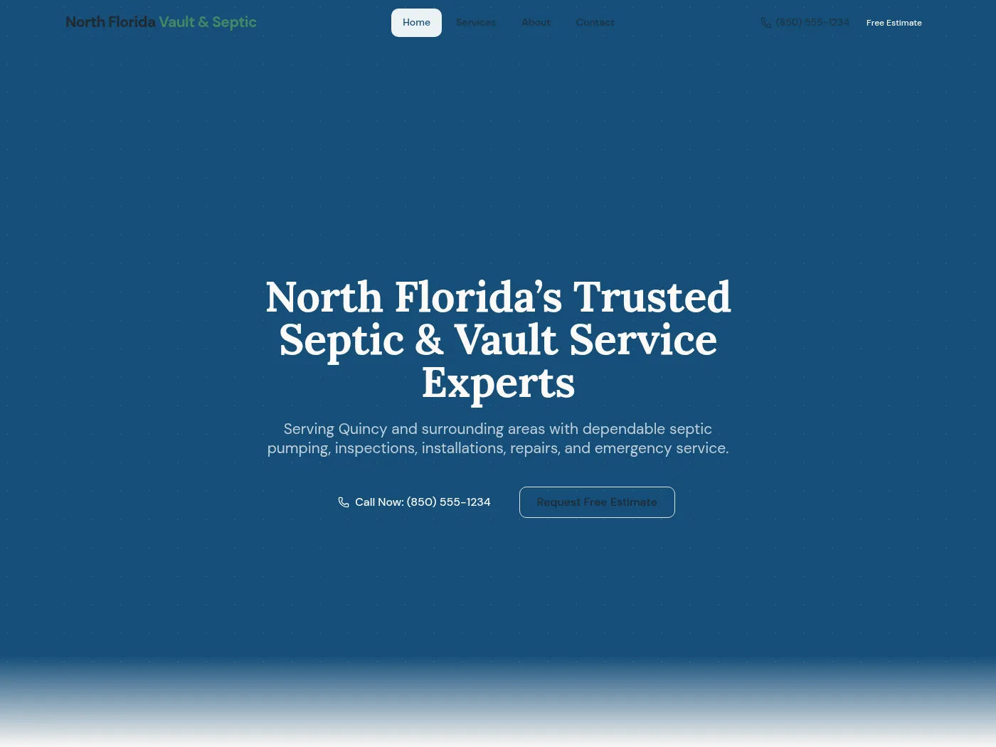 North Florida Septic Site