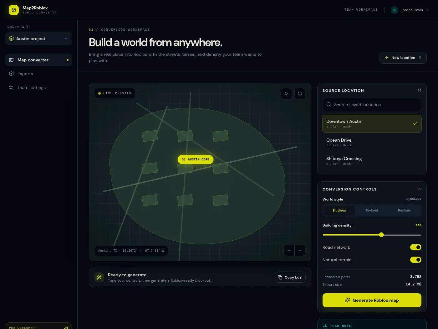 Map2Roblox AI Converter