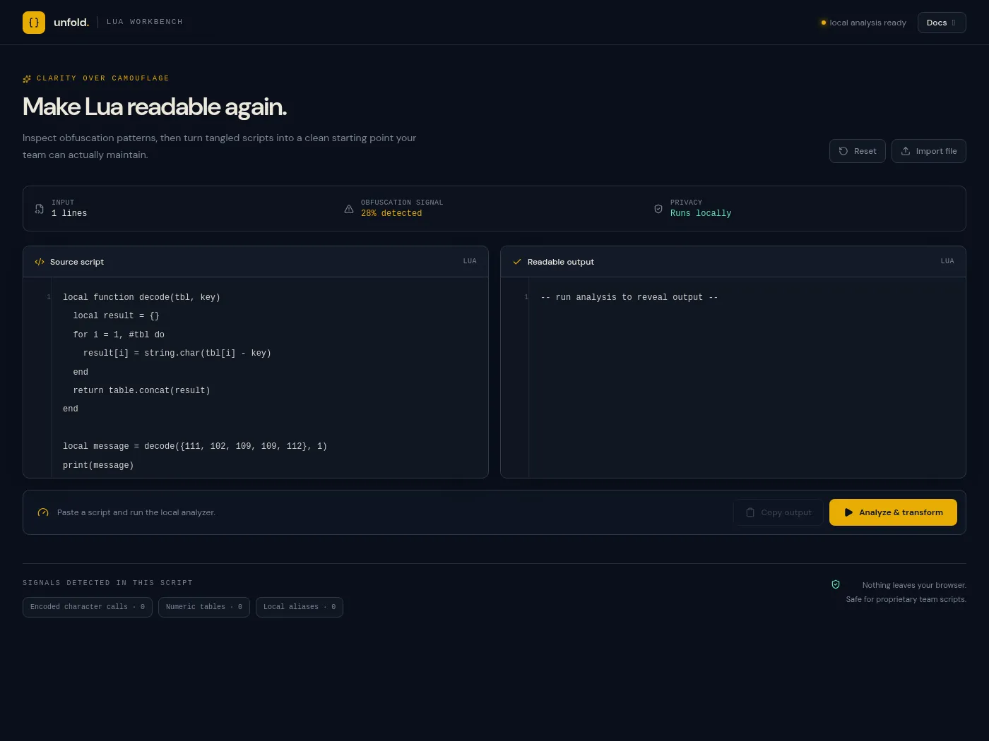 Lua Script Deobfuscator