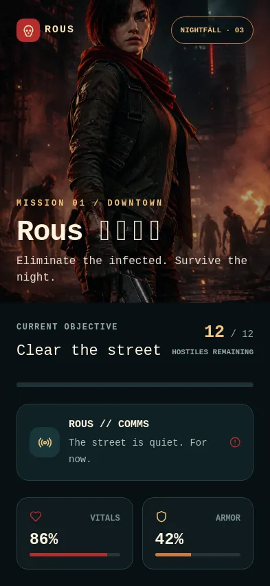 Rous 제거하다: Zombie Slayer