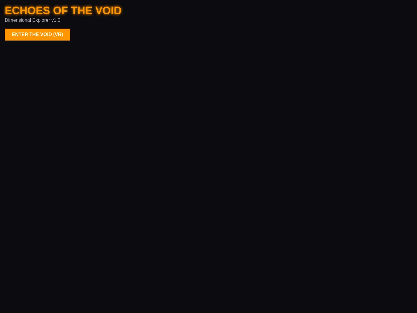 Echoes of the Void VR