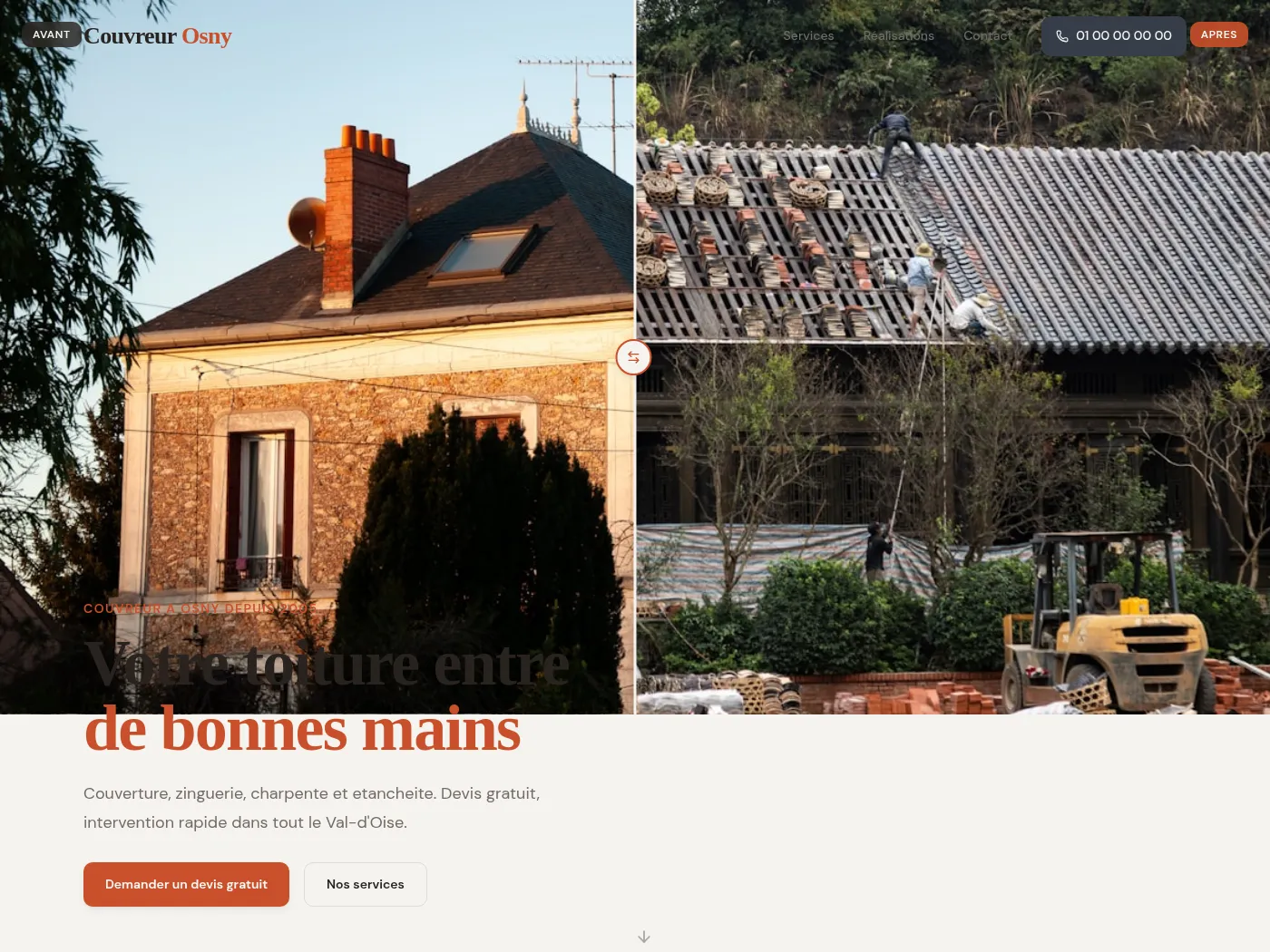 Couvreur Osny Site