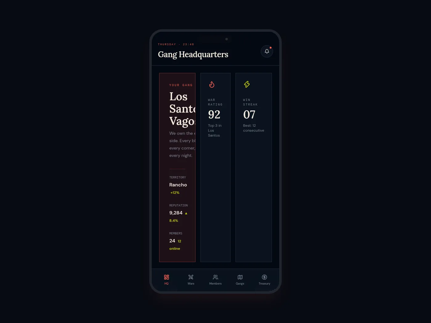 Gang War Phone App