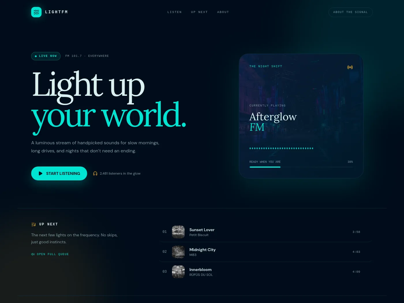 LightFm Streamer