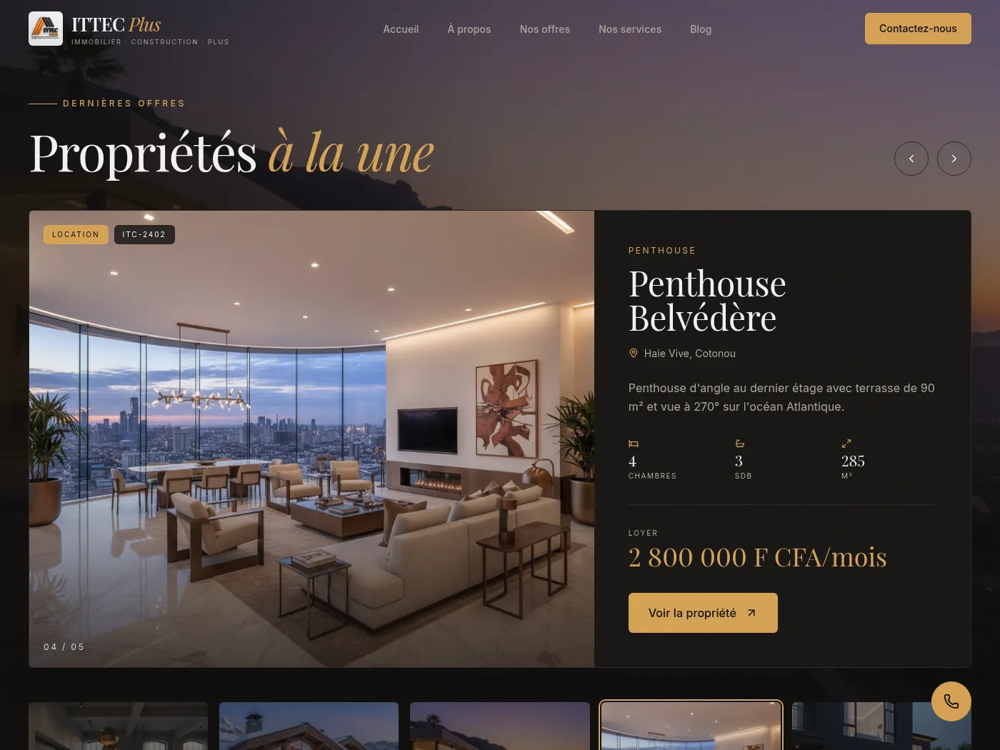 Modern Real Estate Site