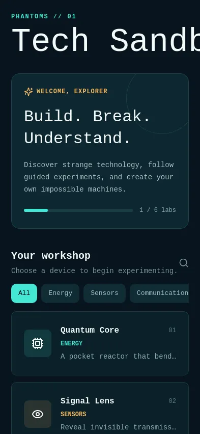 Phantoms Tech Sandbox