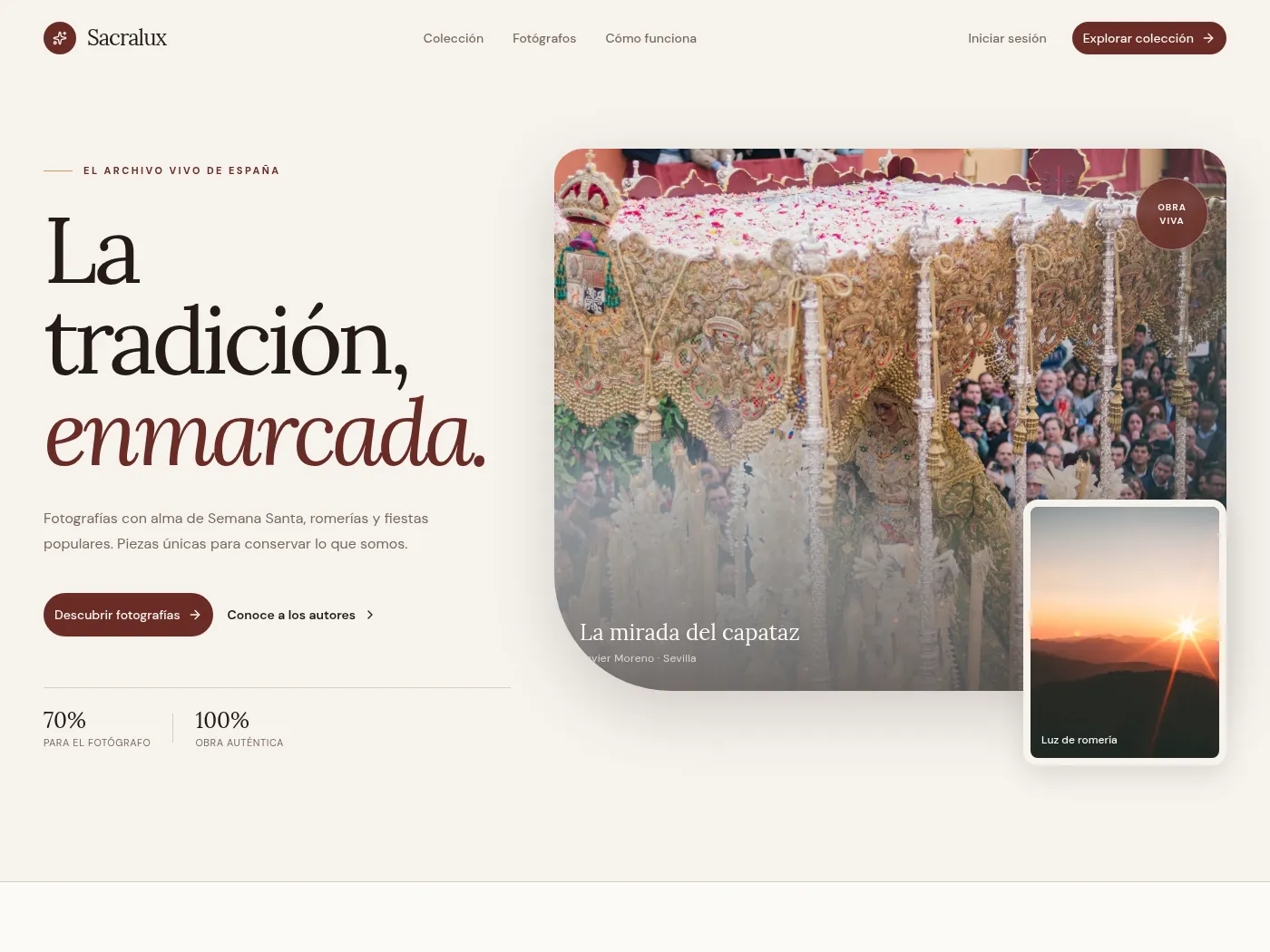 FotoTradición Marketplace