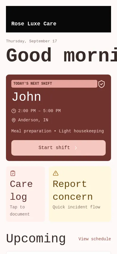 Rose Luxe Care App