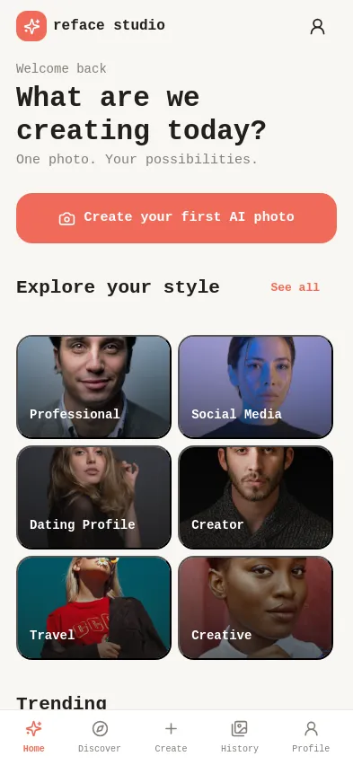 Reface Studio AI