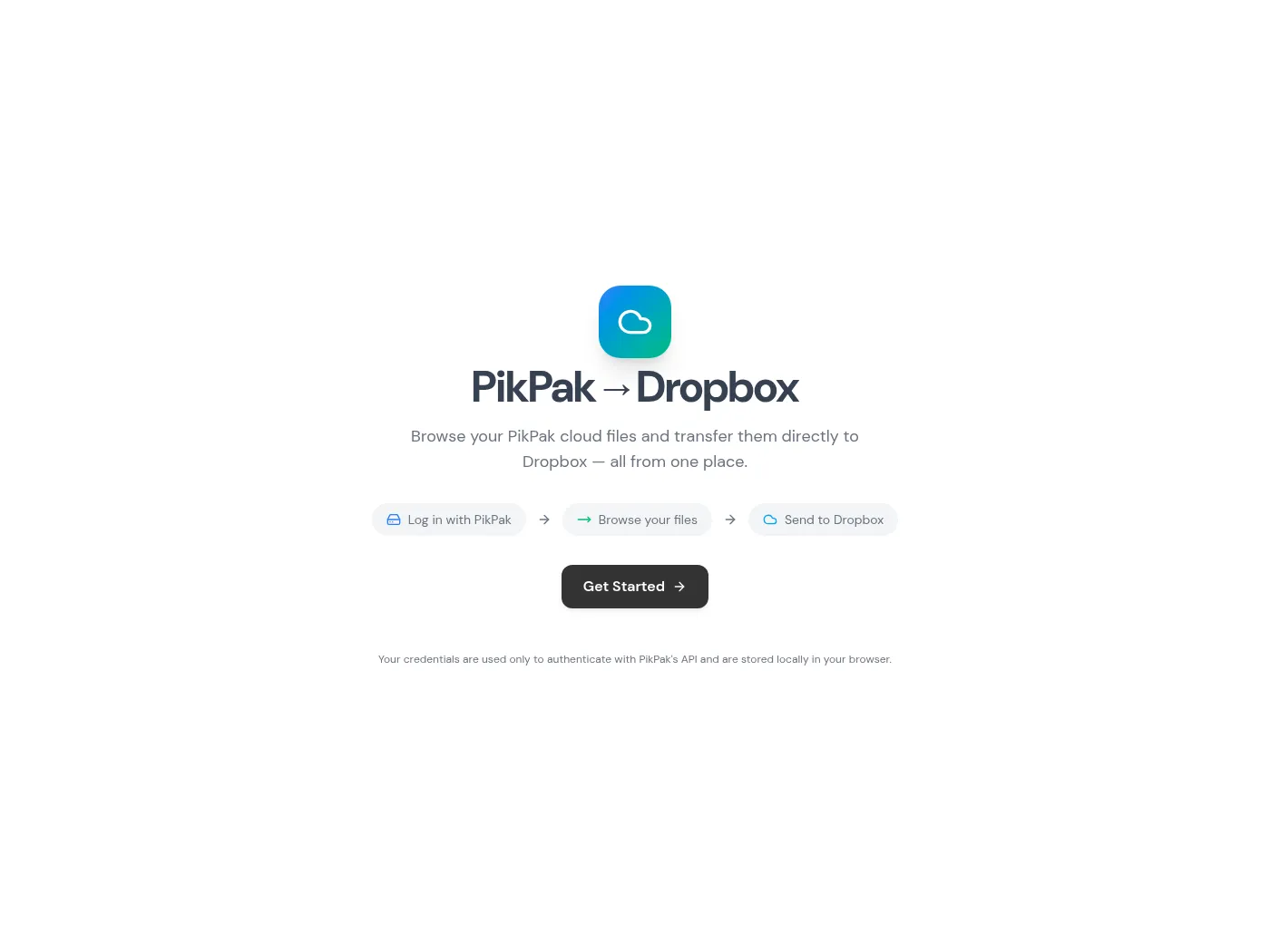 PikPak to Dropbox Bridge