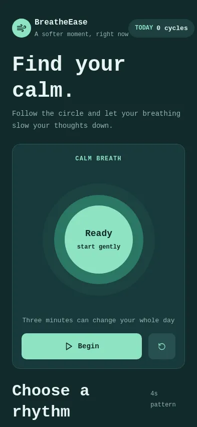 BreatheEase Mobile