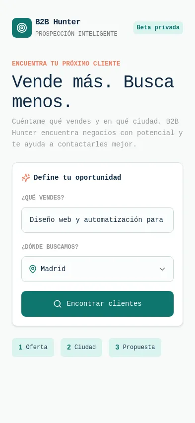 B2B Hunter App