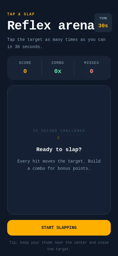 Tap & Slap Game