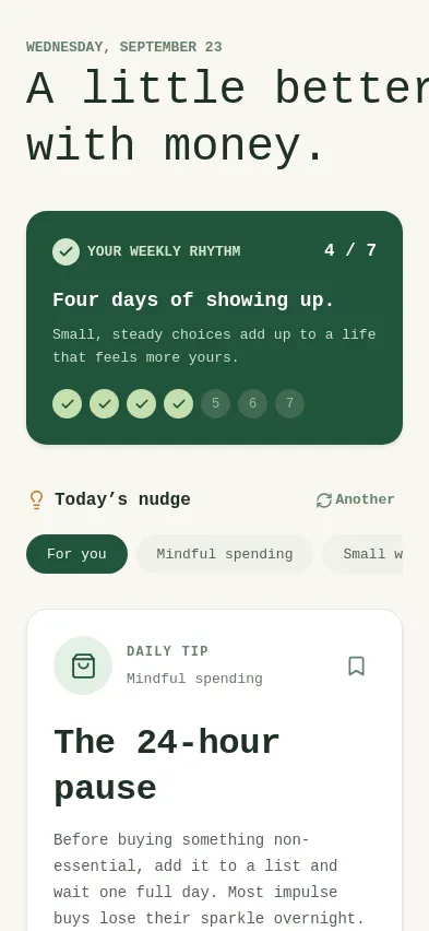 Budget Buddy iOS