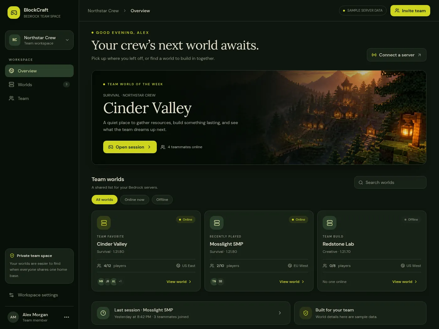 BlockCraft Web Client