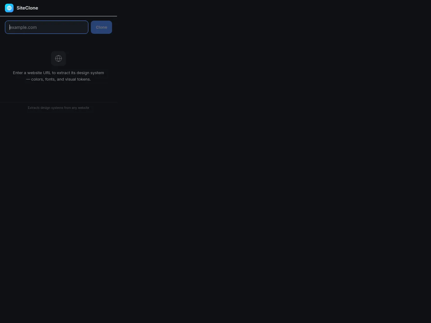 SiteClone Chrome Extension