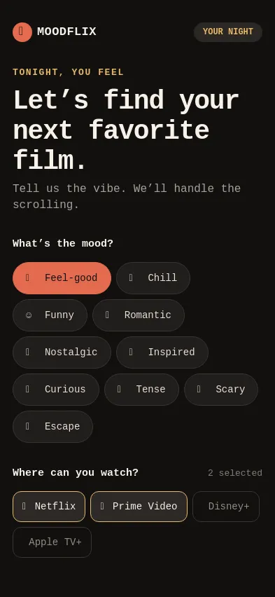 Mood Movie Mate