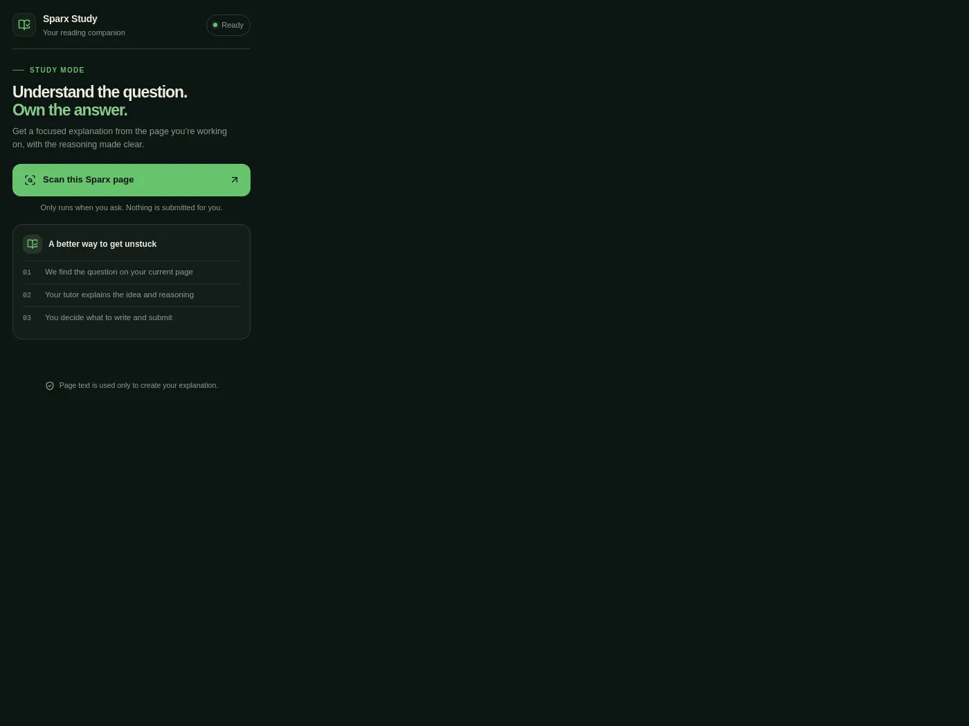 Sparx AI Study Helper