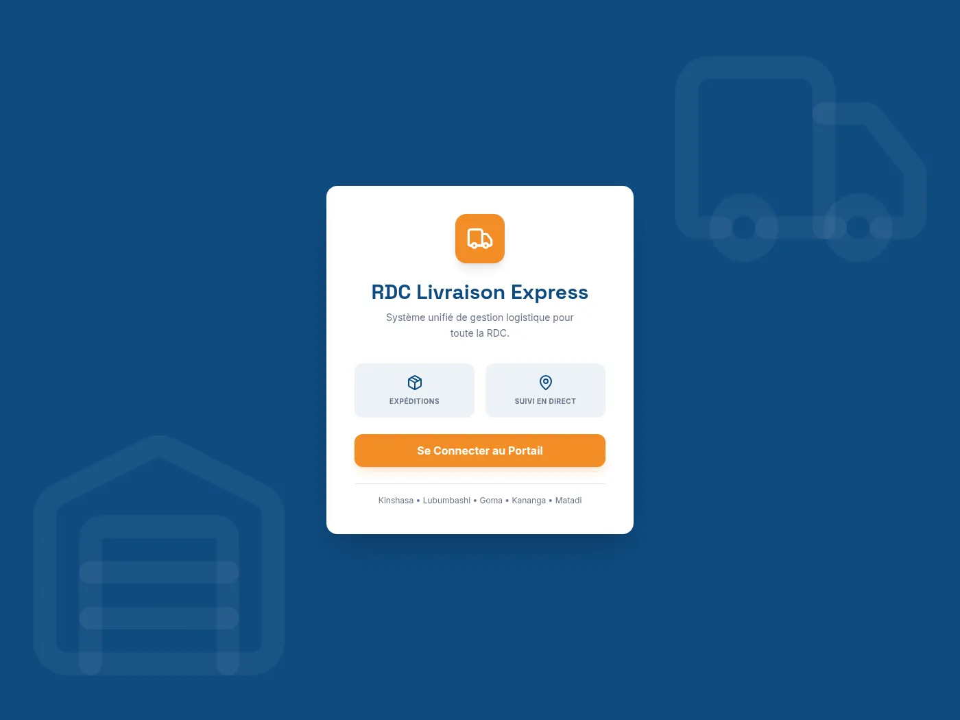 Kasai Logistics Portal