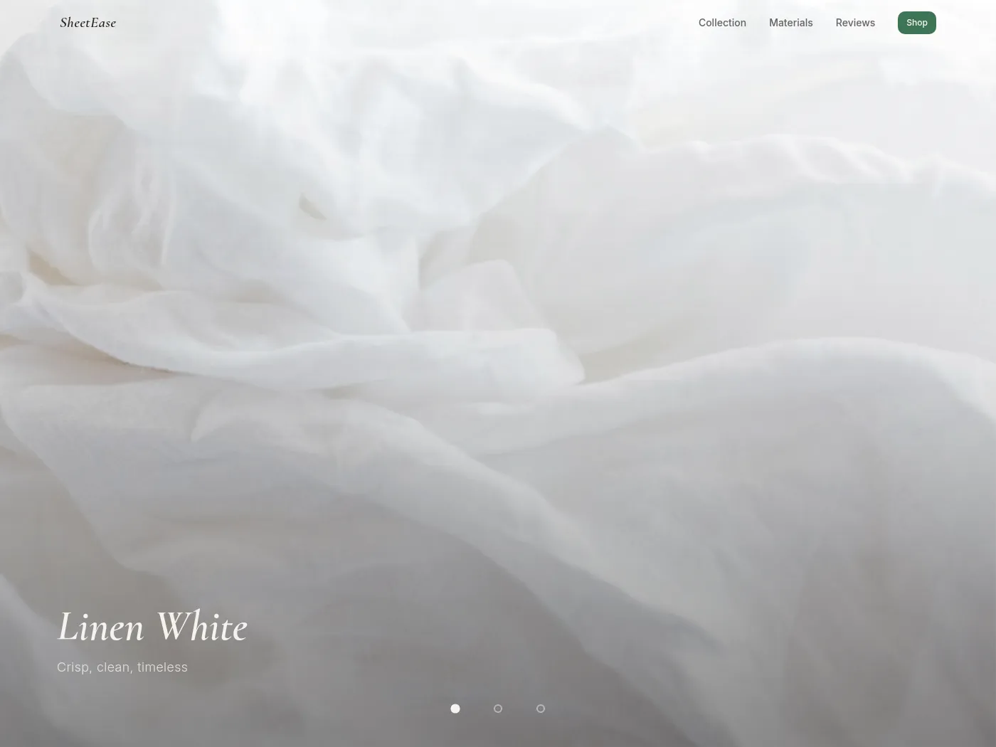 SheetEase Landing Page