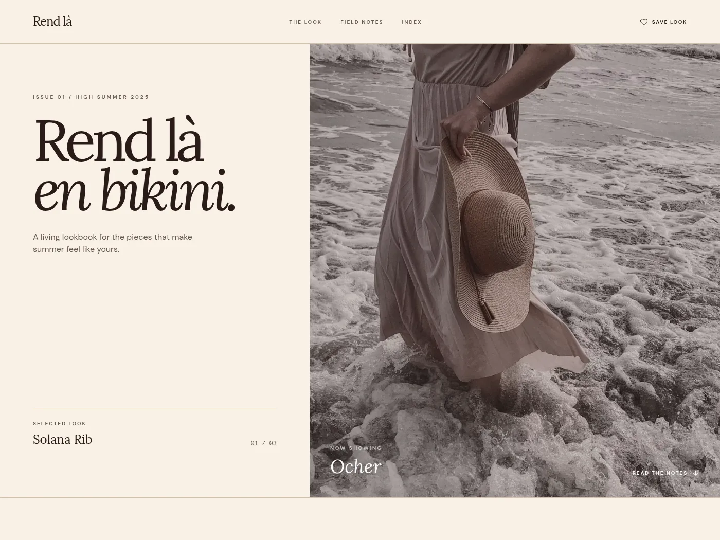 Rend Bikini Lookbook