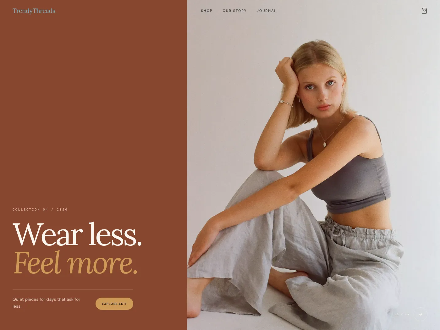 TrendyThreads Site